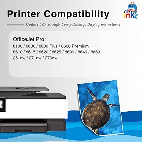 starink Compatible 950XL 951XL Combo Ink Cartridges Replacement for HP 950 951 fit for OfficeJet Pro 8600 (Plus) 8610 8620 8625 8630 8615 8100 8640 8660 Printer(Black Cyan Magenta Yellow) 4-Pack
