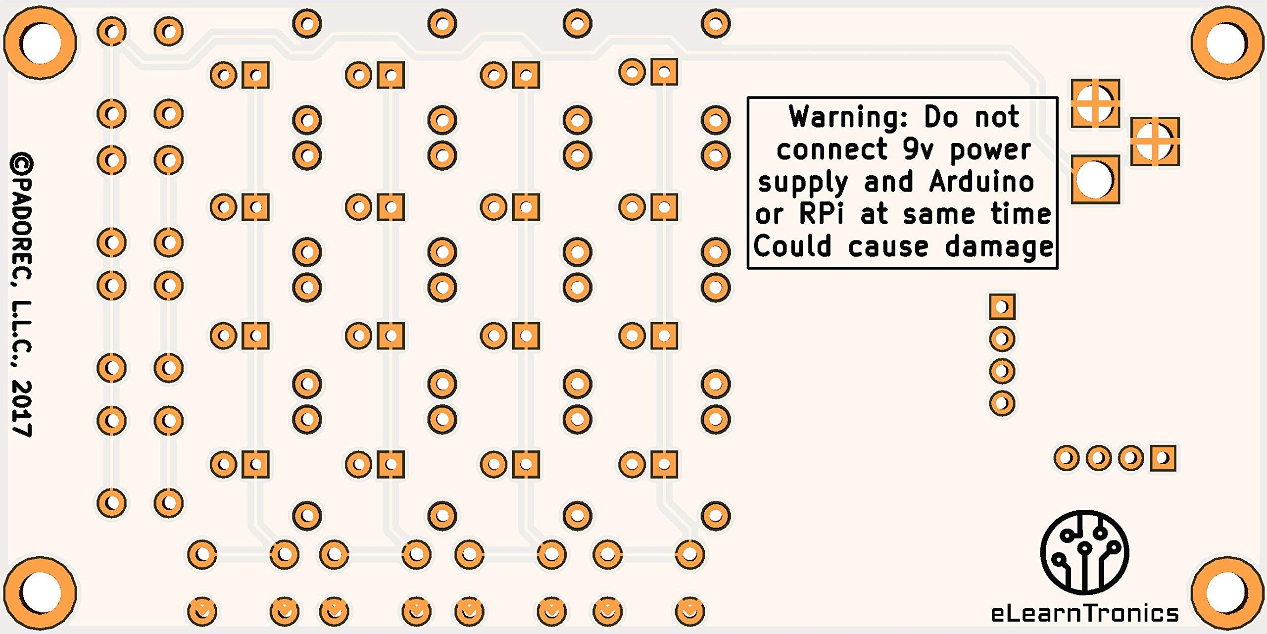 eLearnTronics Learn to Solder | Electronics Learning Board: Multiplexer | Practice Soldering & Learn Electronics Use with Arduino or Raspberry Pi
