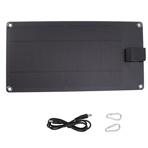 8W Solar Panels Charger Lights Photovoltaic Airplanes USB Power Bank Poles Solar Charging Panel 5V with Output Port Module Polysilicon for Battery Charging Panel Charger Power