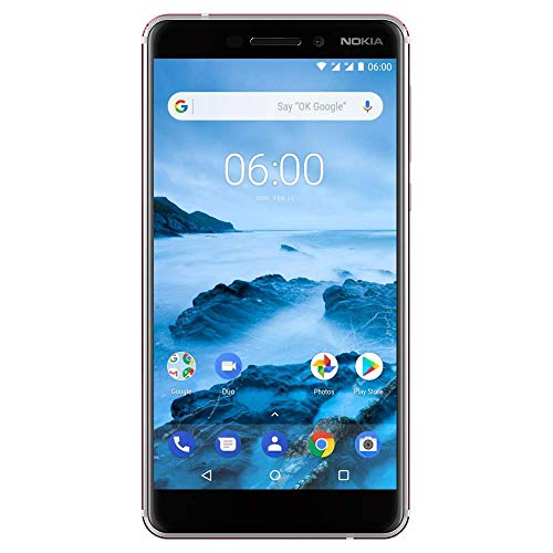 Nokia 6.1 TA-1045 32GB Unlocked GSM 4G LTE Android Phone w/ 16MP Camera - White/Iron (Renewed)