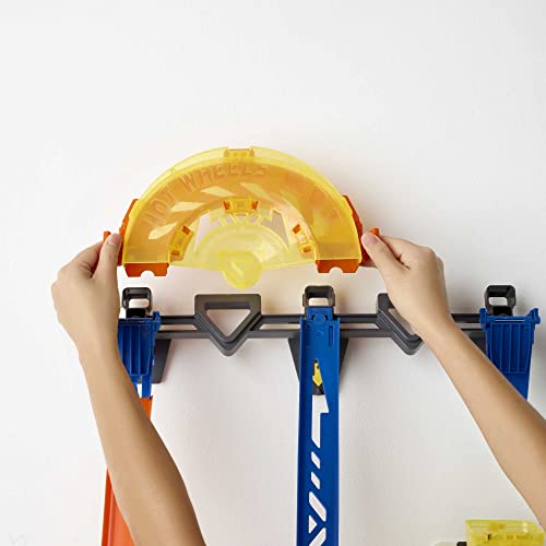 Hot Wheels Track Builder Track Set Vertical Launch Kit, 50-in Tall, 36 Component Parts & 1:64 Scale Toy Car [Amazon Exclusive]