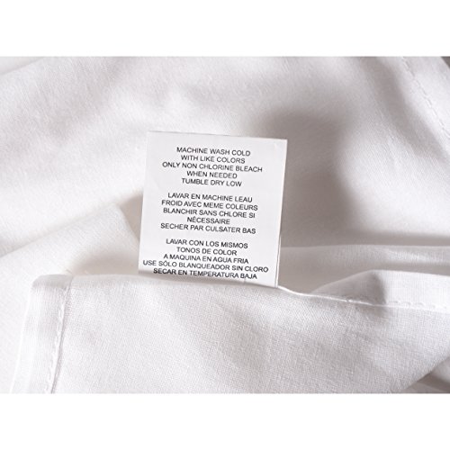 KAF Home Set of 12 White Flat Flour Sack Embroidery/Craft Kitchen Towels, 100-Percent Cotton, Lightweight, Thin, Absorbent, Extra Soft (20 x 30-Inches) (White)
