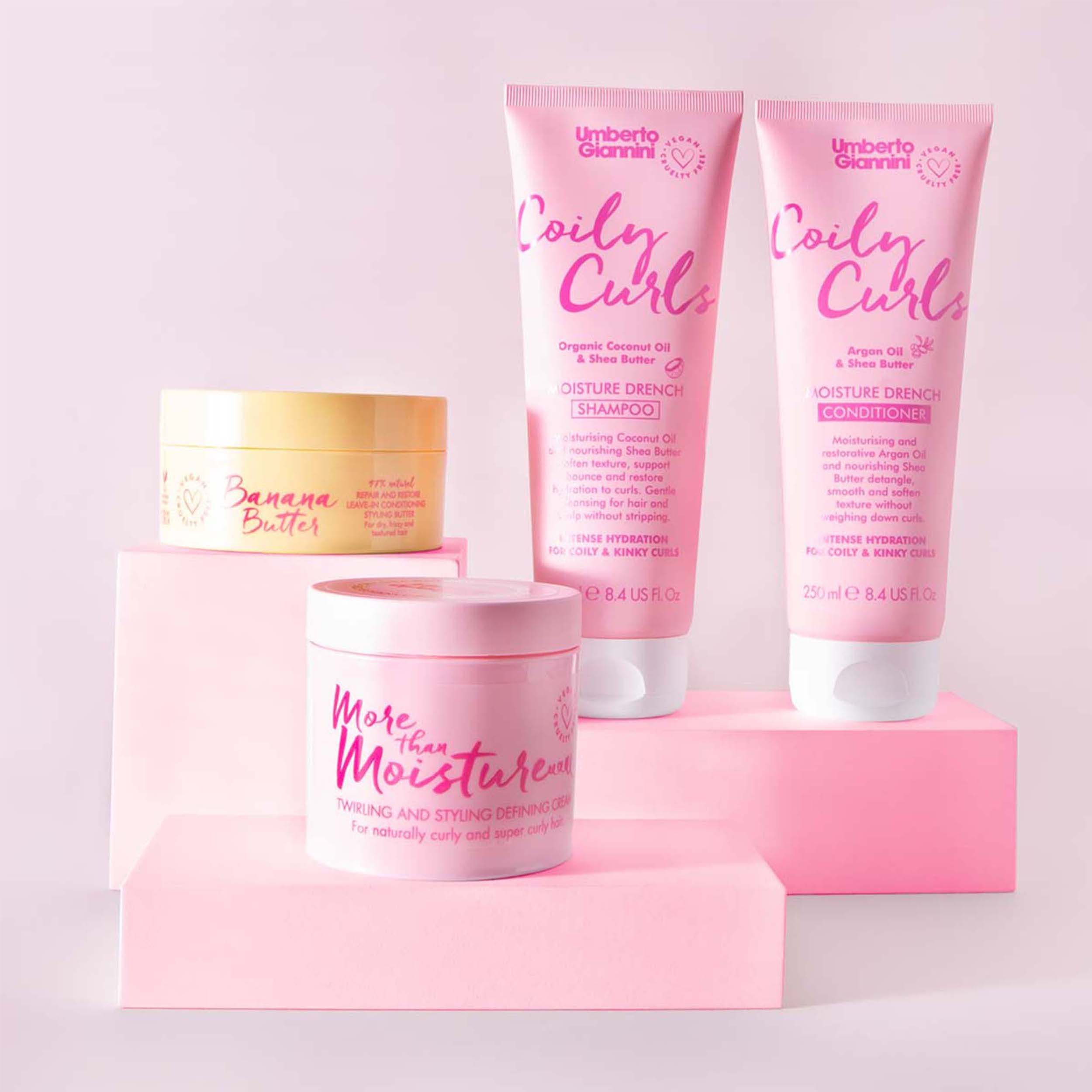 Umberto Giannini Coily Curls Conditioner, Vegan & Cruelty Free Moisturizing Conditioner for Curly Hair