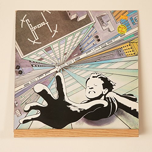 KAIU Vinyl Record Shelf Wall Mount | Easy Installation | Beautiful and Premium Material made from Solid Oak | Slim and Elegant Design for your Home | Easily Swap out Records | Natural
