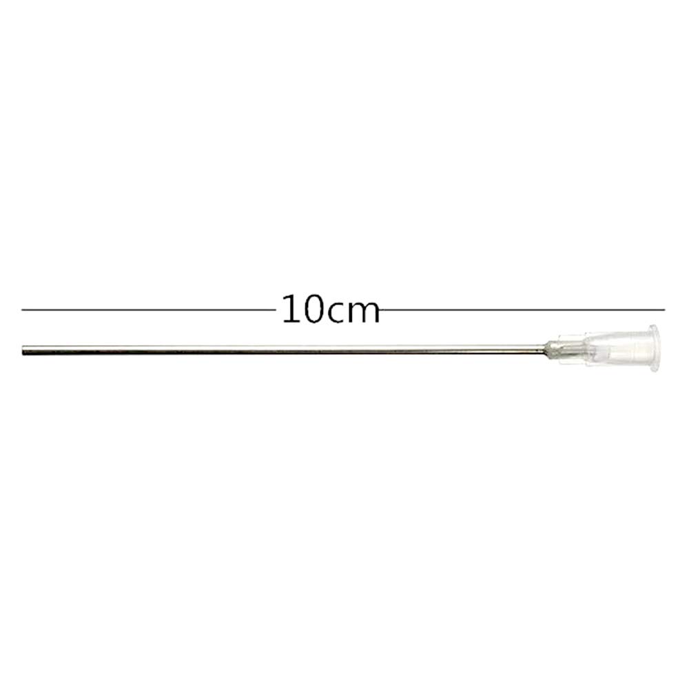 LTKJ 100pcs Blunt Dispensing Needles Syringe Needle Tip for Ink Glue Liquid 16GA 4inch/10cm Length
