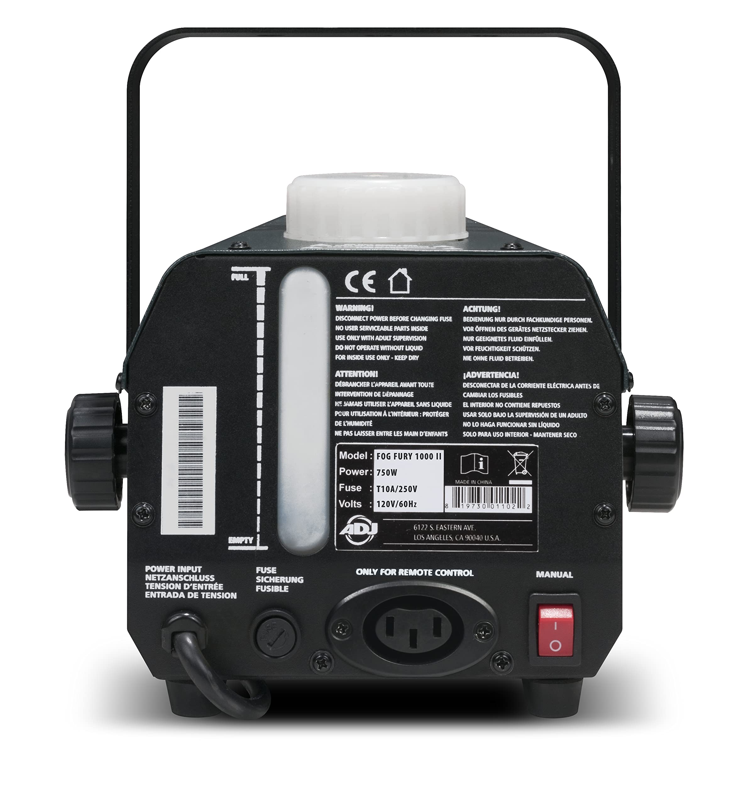 ADJ Products ADJ FOG FURY 1000 II Fog Machine