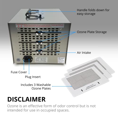 New Comfort Stainless Steel SS-700 Commercial Odor Removing Ozone Generator and Air Purifier Cleaner