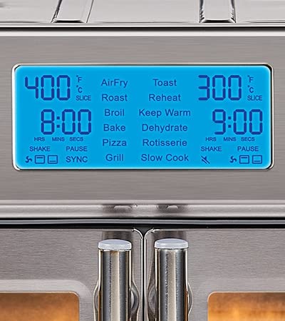 Emeril Lagasse Everyday French Door 360 Air Fryer, 25-QT Capacity, Dual Temperture Zone cooks 2 different ways, Stainless Steel