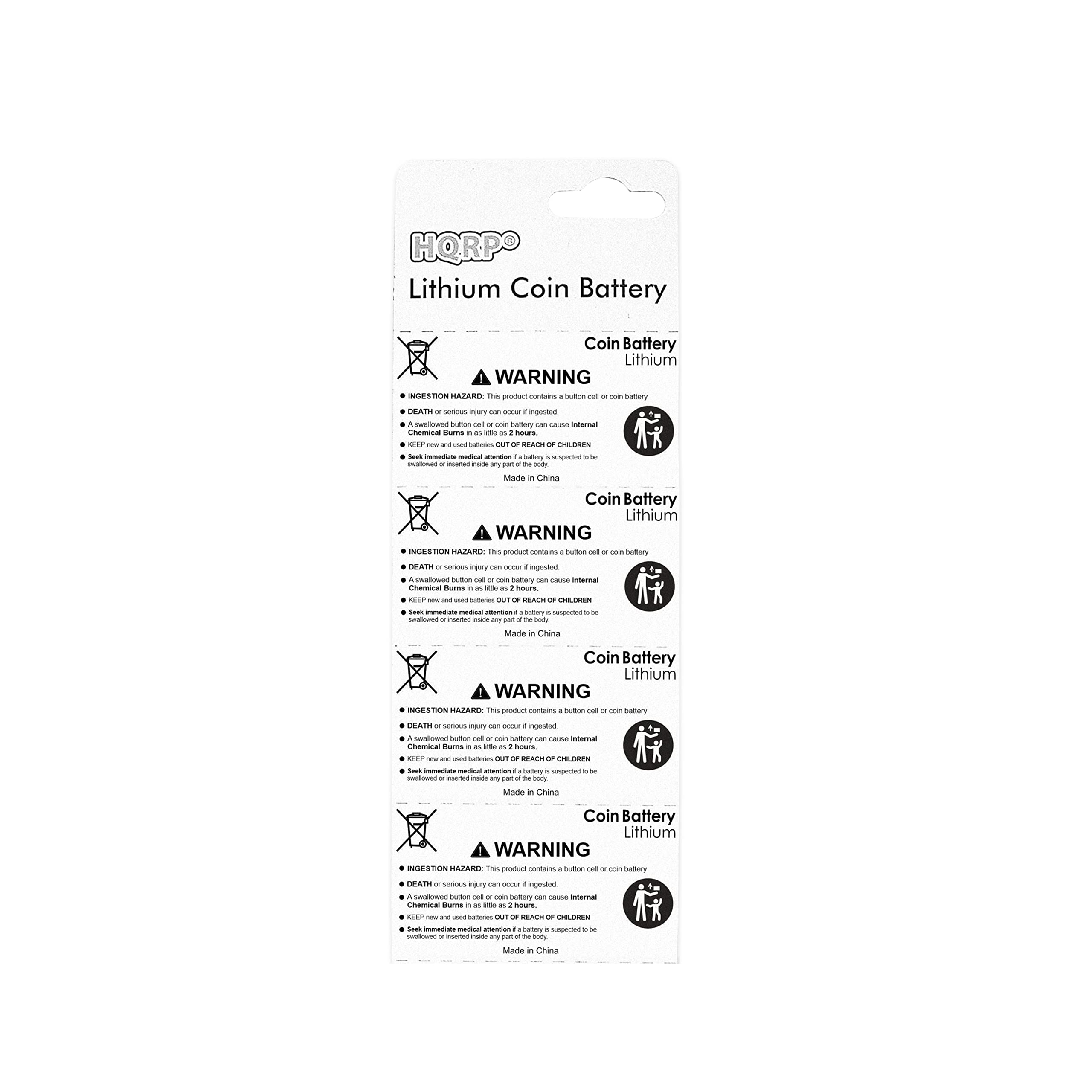 HQRP 4-Pack Lithium Battery Compatible with Weight Watchers WW39N Digital Glass Scale