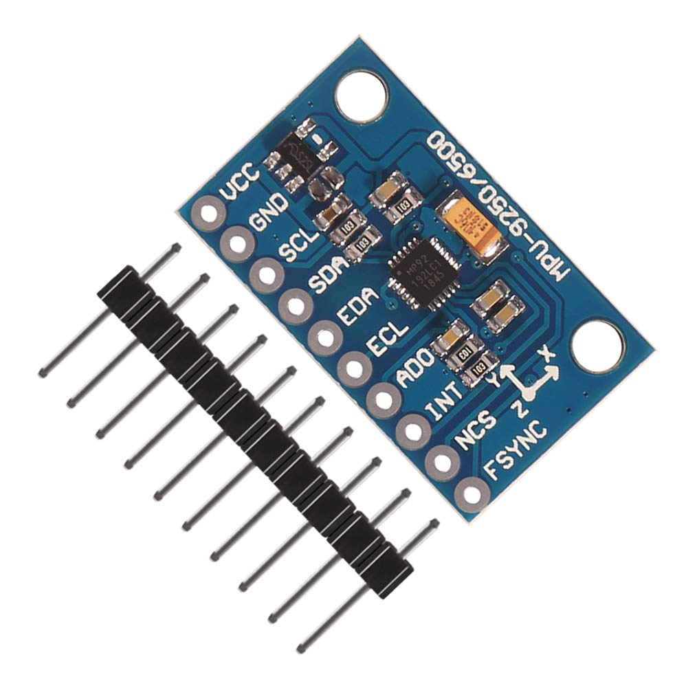ACEIRMC MPU9250 299DOF 9-Axis 9 DOF 16 Bit Gyroscope Acceleration Magnetic Sensor 9-Axis Attitude +Gyro+Accelerator+Compass Magnetic Field Sensor Module IIC/SPI for Arduino GY-9250