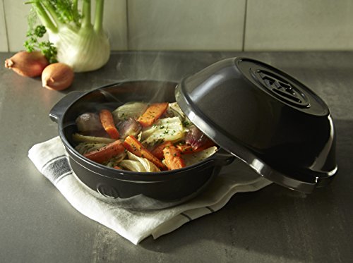 Emile Henry Ceramic Bread/Potato Cooker | Burgundy