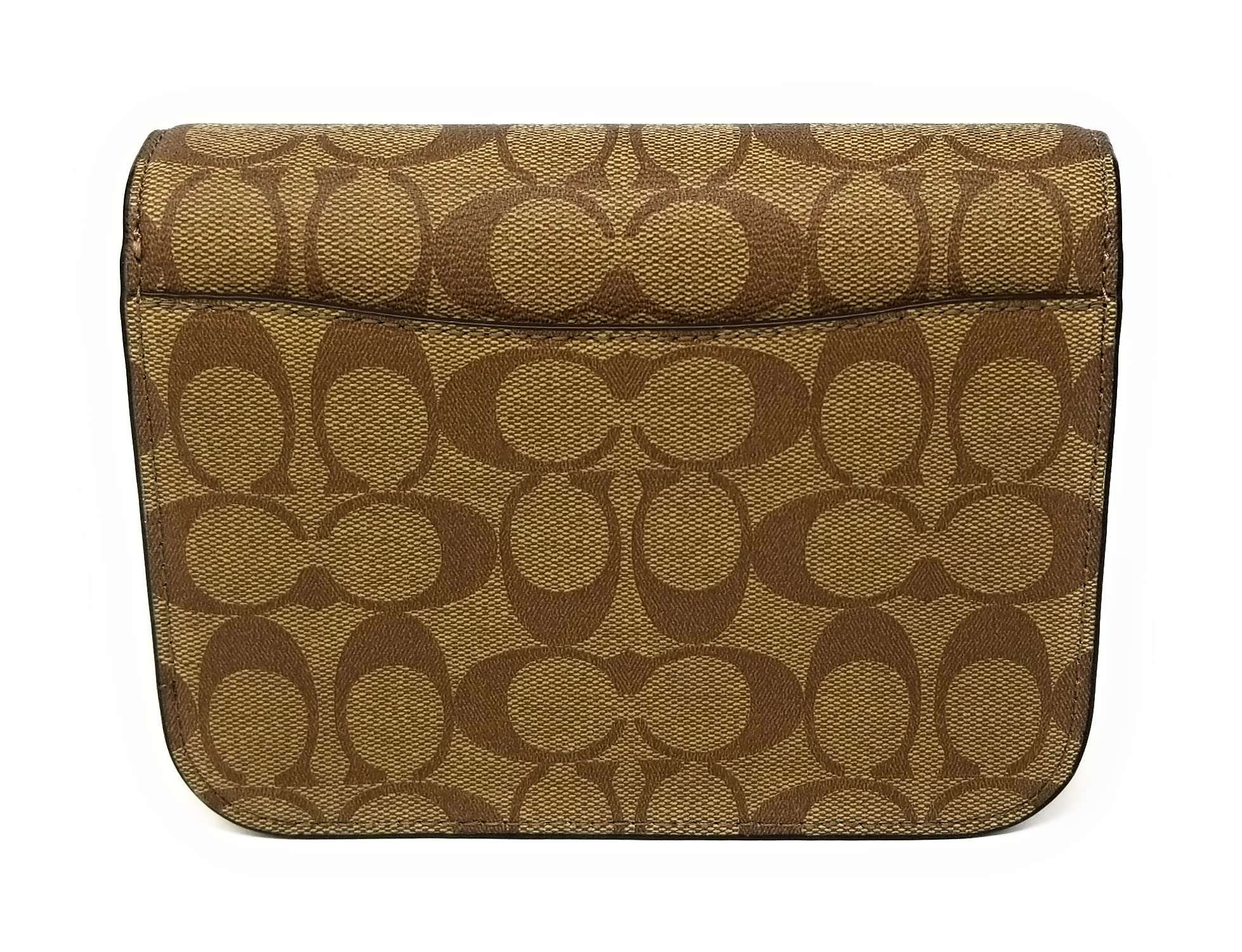 Coach Women's Mini Brynn Crossbody Bag (Signature Canvas - Khaki - Chalk)