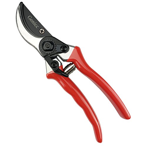 gonicc 8" Professional Sharp Bypass Pruning Shears (GPPS-1002), Tree Trimmers Secateurs,Hand Pruner, Garden Shears,Clippers For The Garden, Bonsai Cutters, Loppers