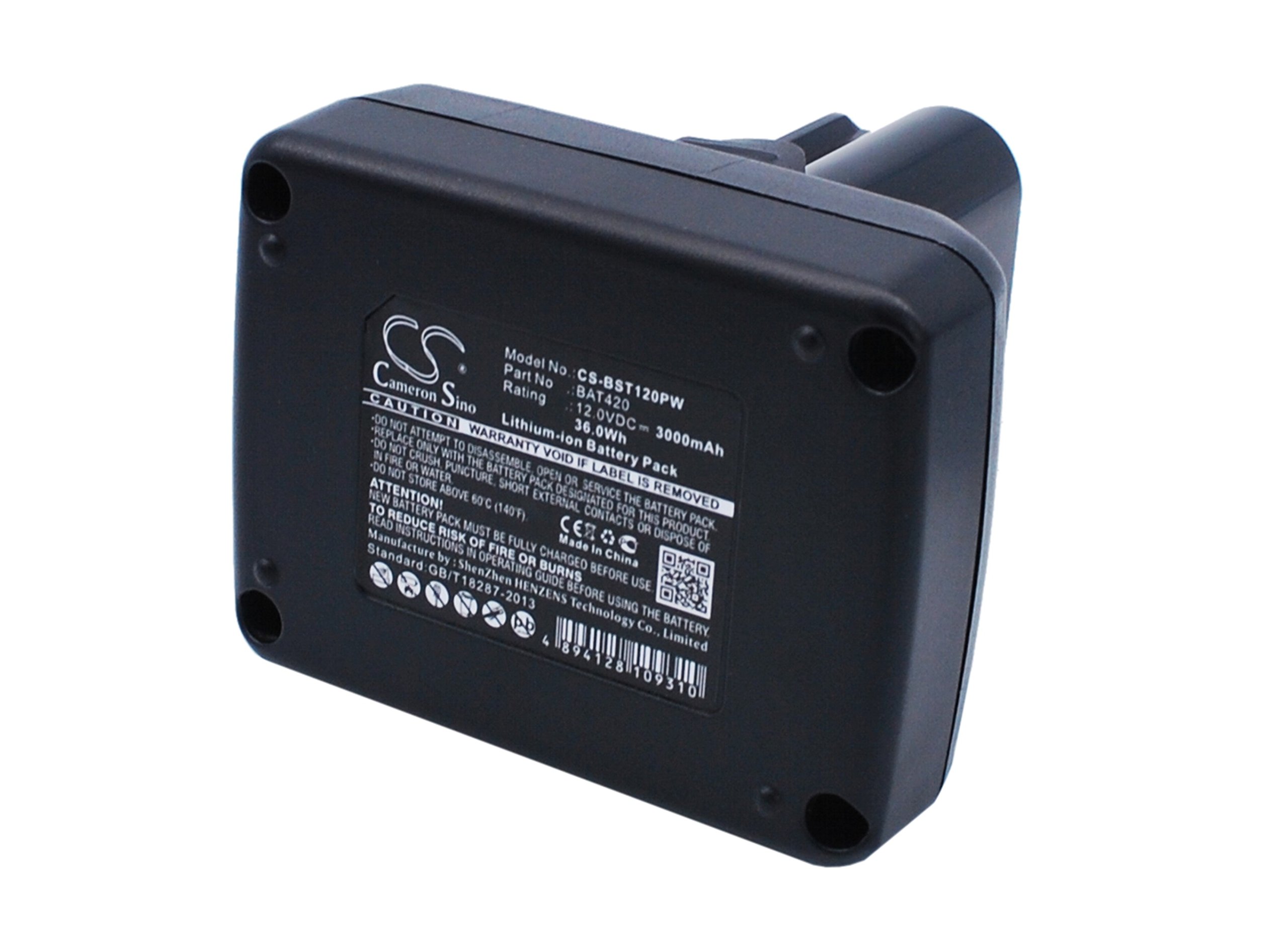 Cameron Sino 3000mAh Battery for Bosch 12-Volt Max Tools, All 12V MAX Pod Battery Style, CLPK30-120, CLPK31-120, CLPK40-120, CLPK41-120 (3000mAh)