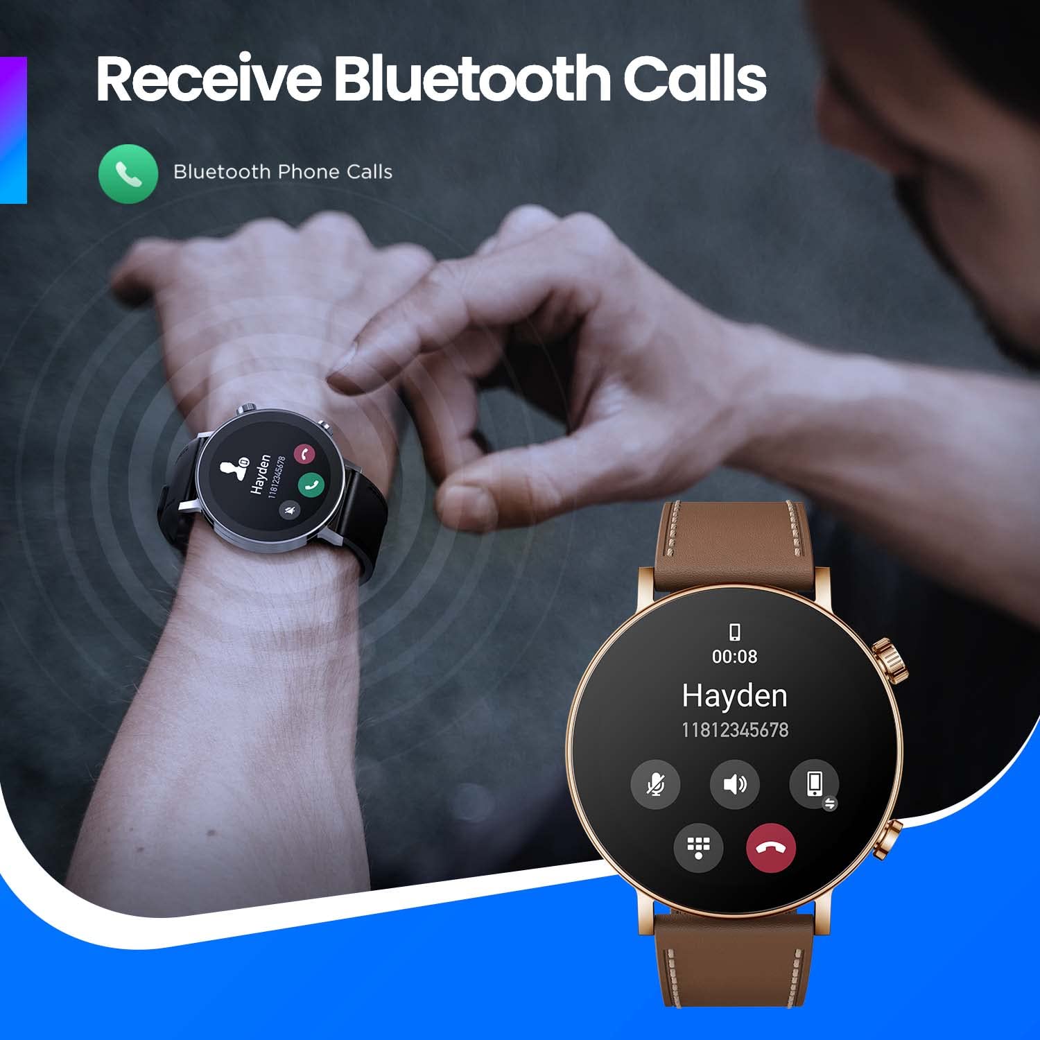 Amazfit GTR 3 Pro Limited Edition Smart Watch + Genuine Leather Watch Bands