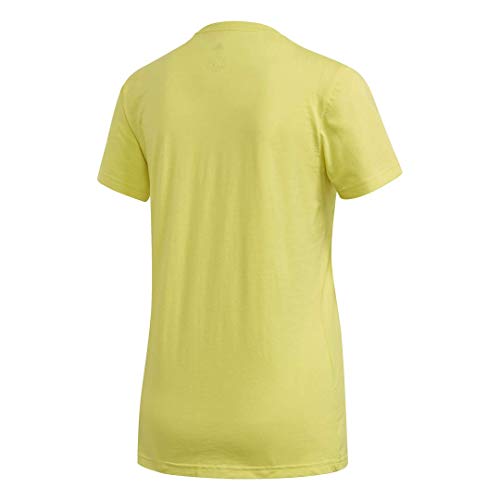 adidas Women's Must Haves Badge of Sport Tee, Shock Yellow, XX-Small