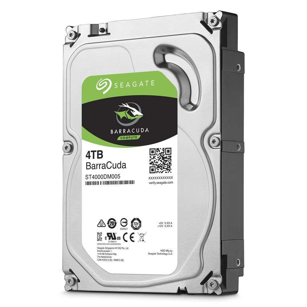 Seagate 4TB BarraCuda SATA 6Gb/s 64MB Cache 3.5-Inch Internal Hard Drive (ST4000DM005) (Renewed)