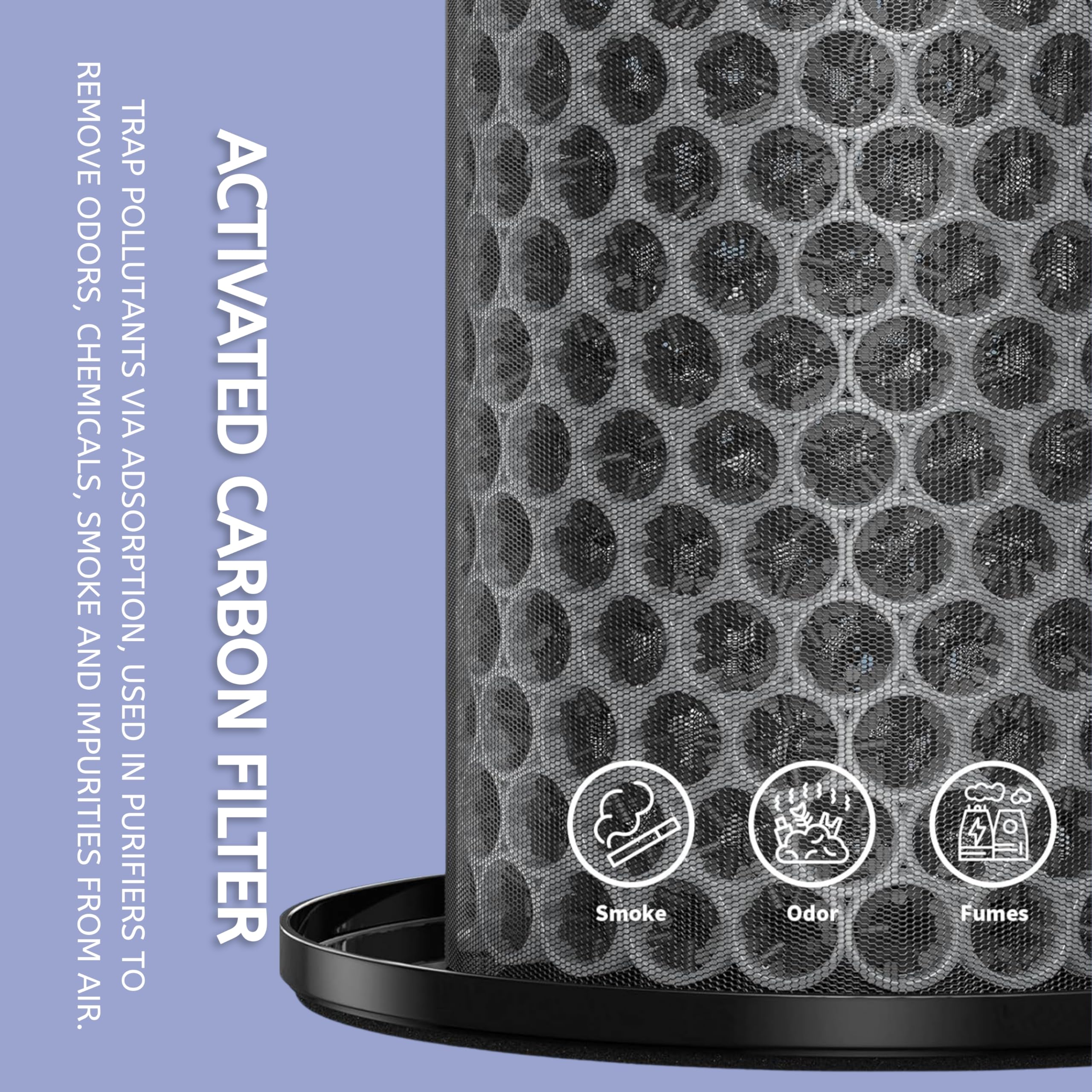 Nispira AP-T20FL True HEPA Replacement Filter Compatible with TotalClean 360° Tower Air Purifier AP-T20 AP-T20WT, 3 Packs