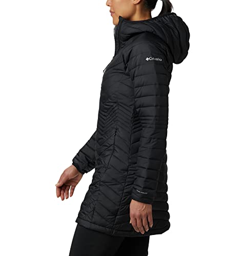 Columbia Women’s Powder Lite Mid Jacket, Winter, Water Repellent, Small, Black