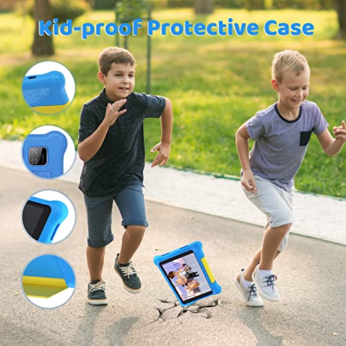 Fullant 7 inch Kids Tablet, Android 11 Tablet for Kid, 2GB RAM 32GB ROM, Quad Core Processor, Kidoz Preinstalled, Parental Control Tablets