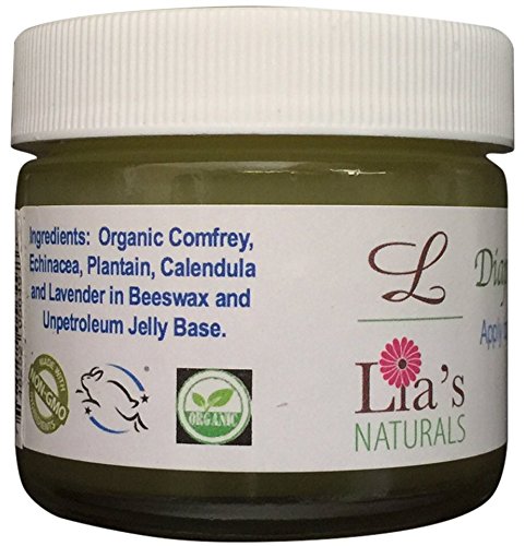 Lia's Naturals Skin Ointment & Diaper Rash Cream 100% Organic Clinically Tested