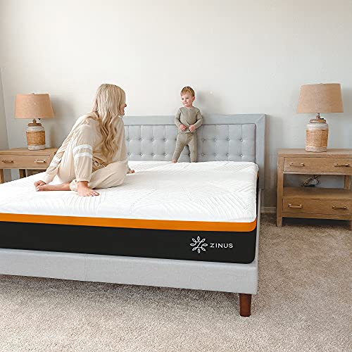 ZINUS 12 Inch Cooling Copper ADAPTIVE Pocket Spring Hybrid Mattress / Moisture Wicking Cover / Cooling Foam / Pocket Innersprings for Motion Isolation / Mattress-in-a-Box, King