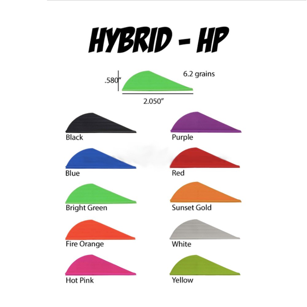 AAE Hybrid Vane HP Red 100 pk.