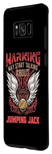 Galaxy S8+ Jumping Jack Funny Workout Humor Gym Fitness Health Case