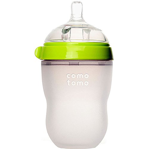 Comotomo 5 oz and 8 oz Baby Bottles, 4 Pack
