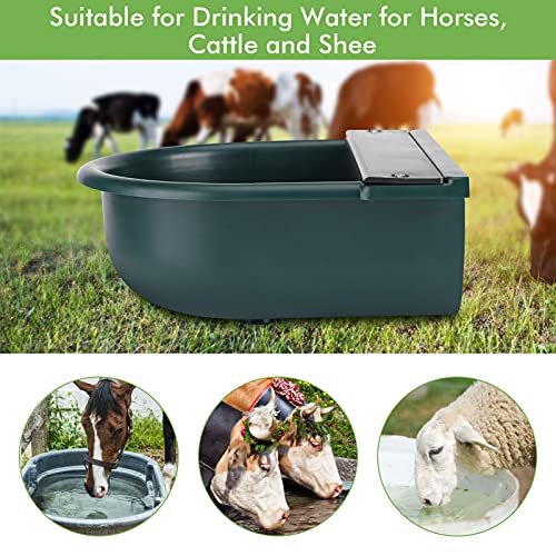 Yosooo Automatic Float Valve Drinking Water Bowl Sheep Dog Chicken Cow Horse Cattle Goat Pig Auto Fill Water Trough for Animal
