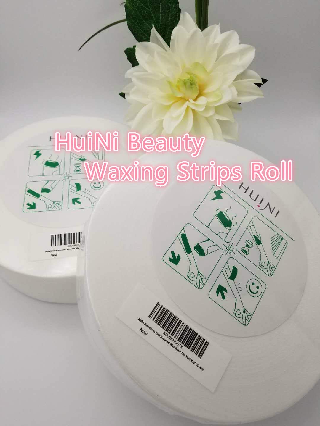 Huini 2.75"*8" 100 Yards Hair Removal Depilatory Nonwoven Epilator Wax Strip Paper Waxing Roll CD- 806
