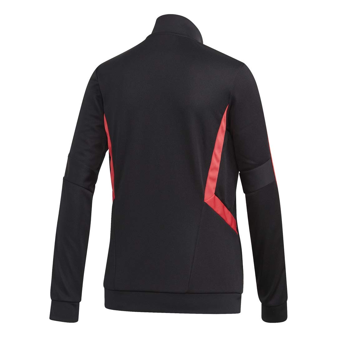 adidas womens Tiro Track Jacket Black /Pink XX-Small
