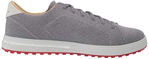 adidas Men's Adipure SP Knit Golf Shoe, Grey Three/Silver Metallic/Orbit Grey, 7 Medium Wide US