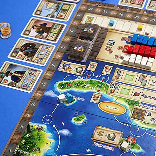 Capstone Games: Maracaibo, Big Box Strategy Board Game, Unique Story Mode Feature, A Nondestructive Legacy-Like Experience, 1 to 4 Players, Ages 12 and Up