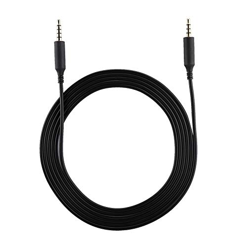 Zopsc Head-Mounted Gaming Headset Cable Male to Male with 3.5mm Gold-Plated Plug, Suitable for Logitech Astro A10 A40 A30 A50