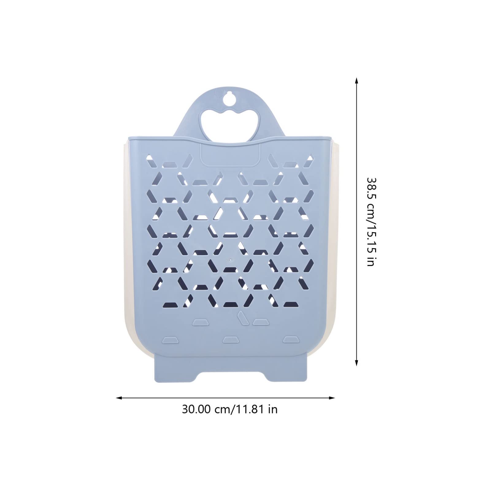 Zerodeko Collapsible Laundry Basket Wall Mount Laundry Basket Laundry Hamper Sundries Storage Holder Clothes Basket Dirty Clothes Organizer Basket for Clothes Basket for Laundry