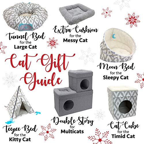 Kitty City Large Cat Tunnel Bed, Cat Bed, Pop Up Bed, Cat Toys