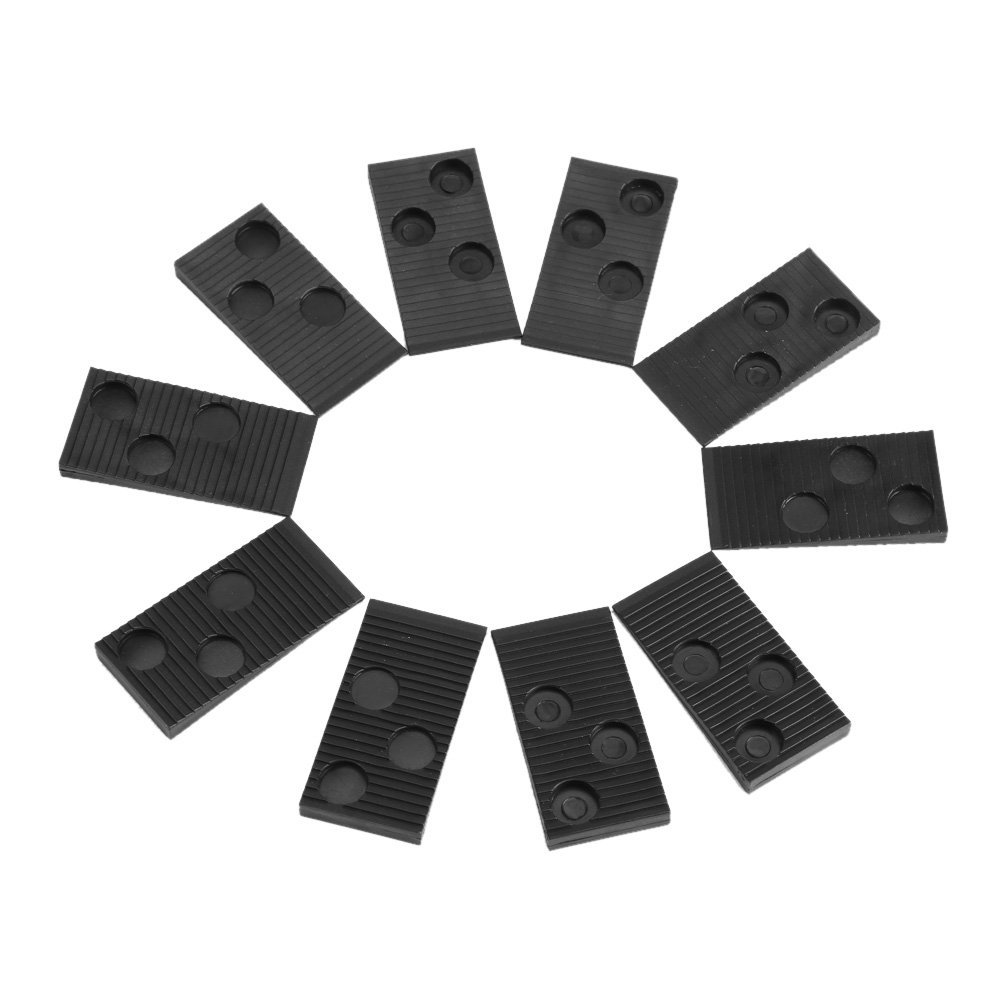 Durable Wooden Floor Installation Fitting Set, 20pcs Spacers 1pc Pull Bar 1pc Tapping Block