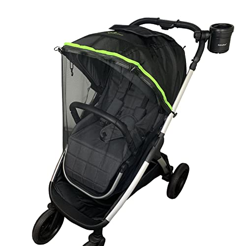 Ezkindheit Universal Sun Shade and Mosquito Shield for Strollers β Baby Stroller Accessories β Blackout Cover Accessory and Visor for Boys and Girls β Versatile Stroller Attachment & Protector
