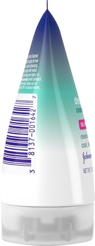 Clean & Clear Deep Action Cream Cleanser, Oil-Free, Travel Size 1 oz (28g) - Pack of 3