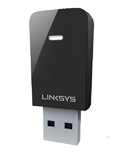 Linksys Max-Stream Ac600 Dual-Band Mu-Mimo USB Adapter - Black