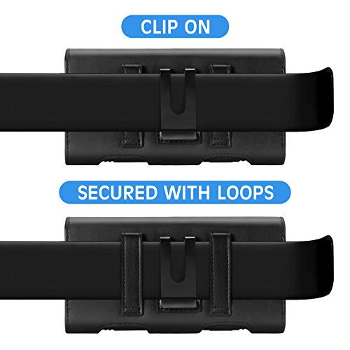 Mopaclle Phone Holster for Samsung Galaxy S23 Plus S21 FE S22 Plus S21+ S10+ S9+ A02 A03 A52 A73 / Note 8 9 10 Plus Note 20 Ultra Belt Clip Belt Pouch Cell Phone Carrying Cover Holder