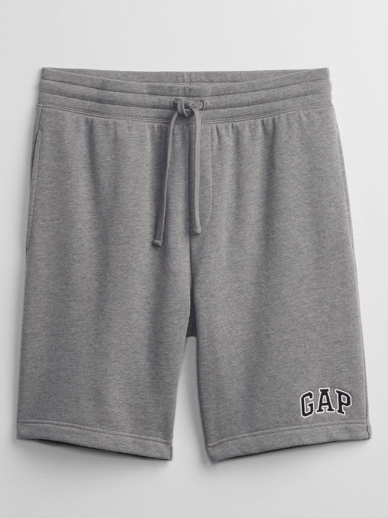 GAP Mens Logo Fleece Shorts, Heather Grey, XX-Large US