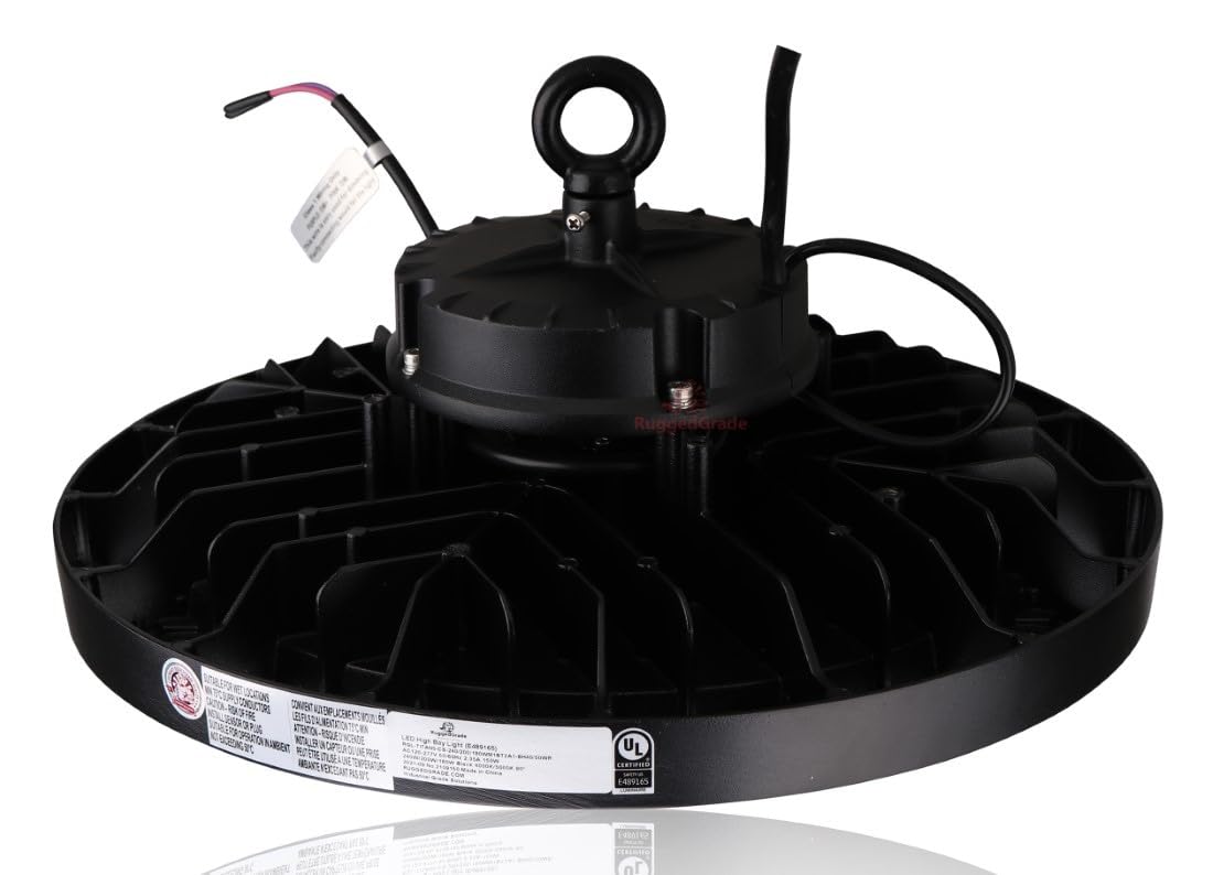 RuggedGrade 240 Watt - Titan 5 - CS Series LED High Bay UFO Light - Color Selectable on Fixture 4000K/5000K