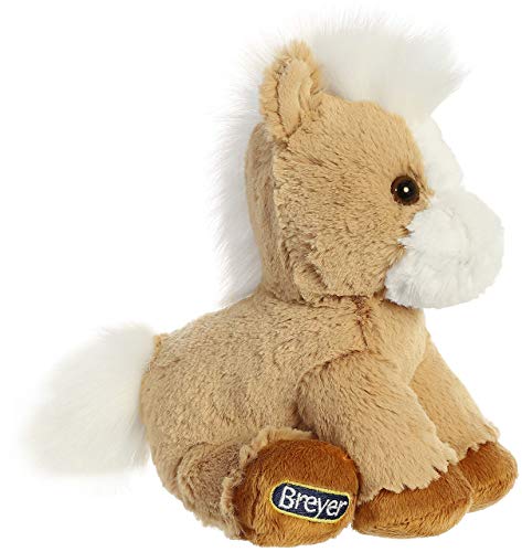 Breyer Aurora® Exquisite Palomino Stuffed Animal - Realistic Detailing - Imaginative Play - Brown 8 Inches