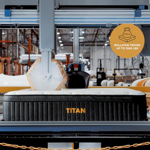 Brooklyn Bedding Titan 13" Hybrid Luxe Mattress for Plus Size Sleepers, Queen