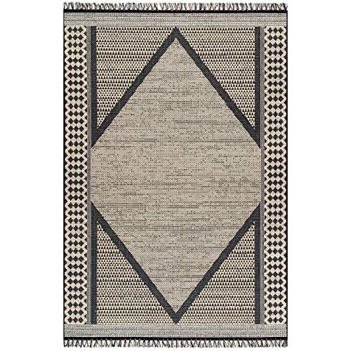 nuLOOM Nicole Modern Diamond Indoor/Outdoor Area Rug, 5' 3" x 7' 7", Grey