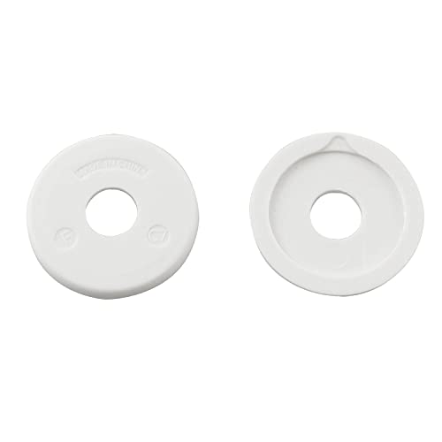 BAIRONG 6pcs Plastic Wheel Screws Replacement for Polaris Pool Cleaner 180/280 and 6pcs Washers Pool Cleaner Replacement Parts C55 C-55, White