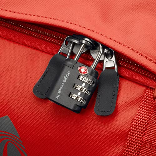 Eagle Creek No Matter What Duffel Travel Bag - Rugged and Water-Resistant Lockable Classic with Bar-Tacked Reinforcement, Storm Flap, and Separate Storage Pouch, Red Clay - X-Large