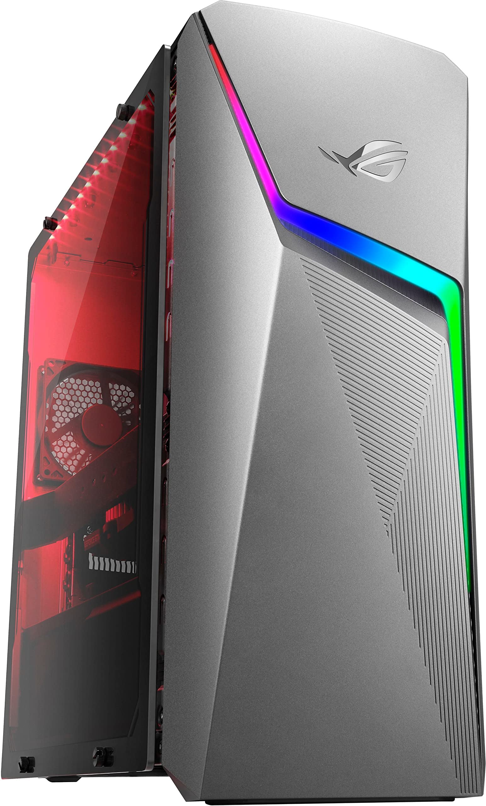ASUS 2022 Newest ROG Premium Gaming Desktop | 11th Gen Intel Core i7-11700F | 32GB RAM | 1TB SSD +2TB HDD | NVIDIA GeForce RTX 3070 | Gray | Windows 10 | with Mouse Pad Bundle